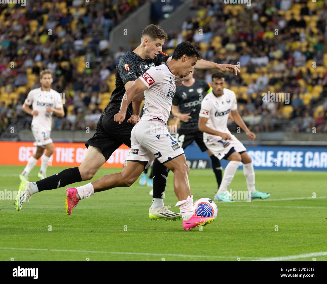 Wellington, New Zealand. 19th Jan, 2024. Melbourne Victory playmaker ...