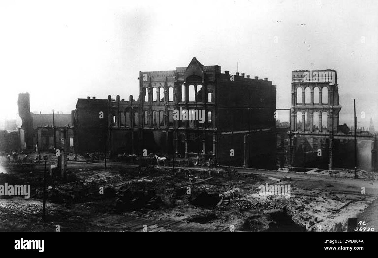 Seattle 1889 fire hi-res stock photography and images - Alamy