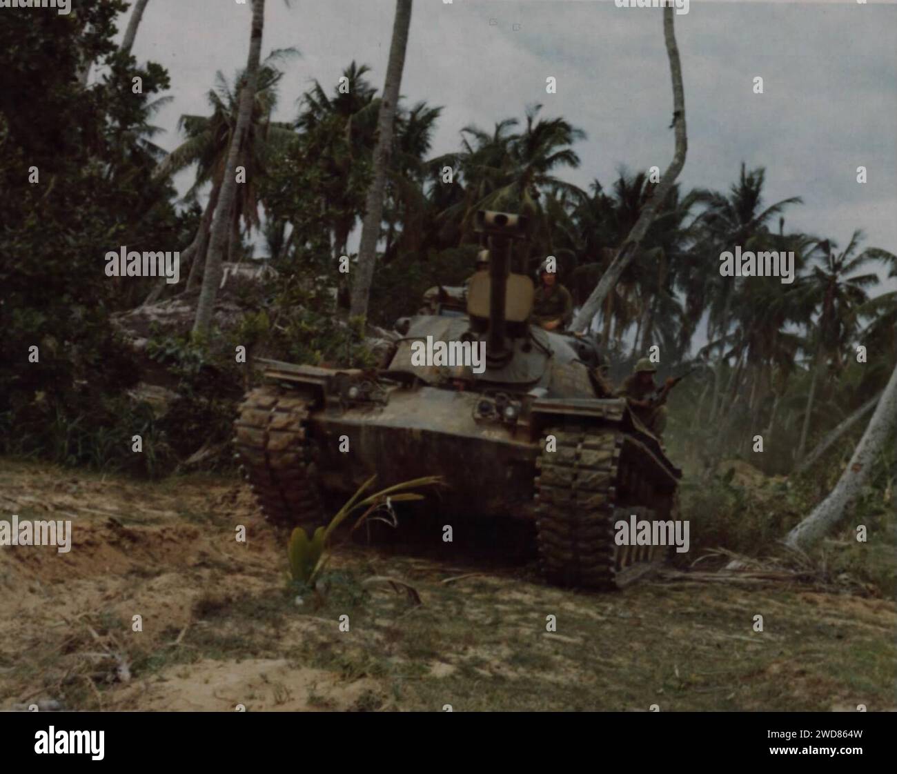 1st Battalion, 12th Regiment M48A3 during Operation Pershing, June 1967 ...