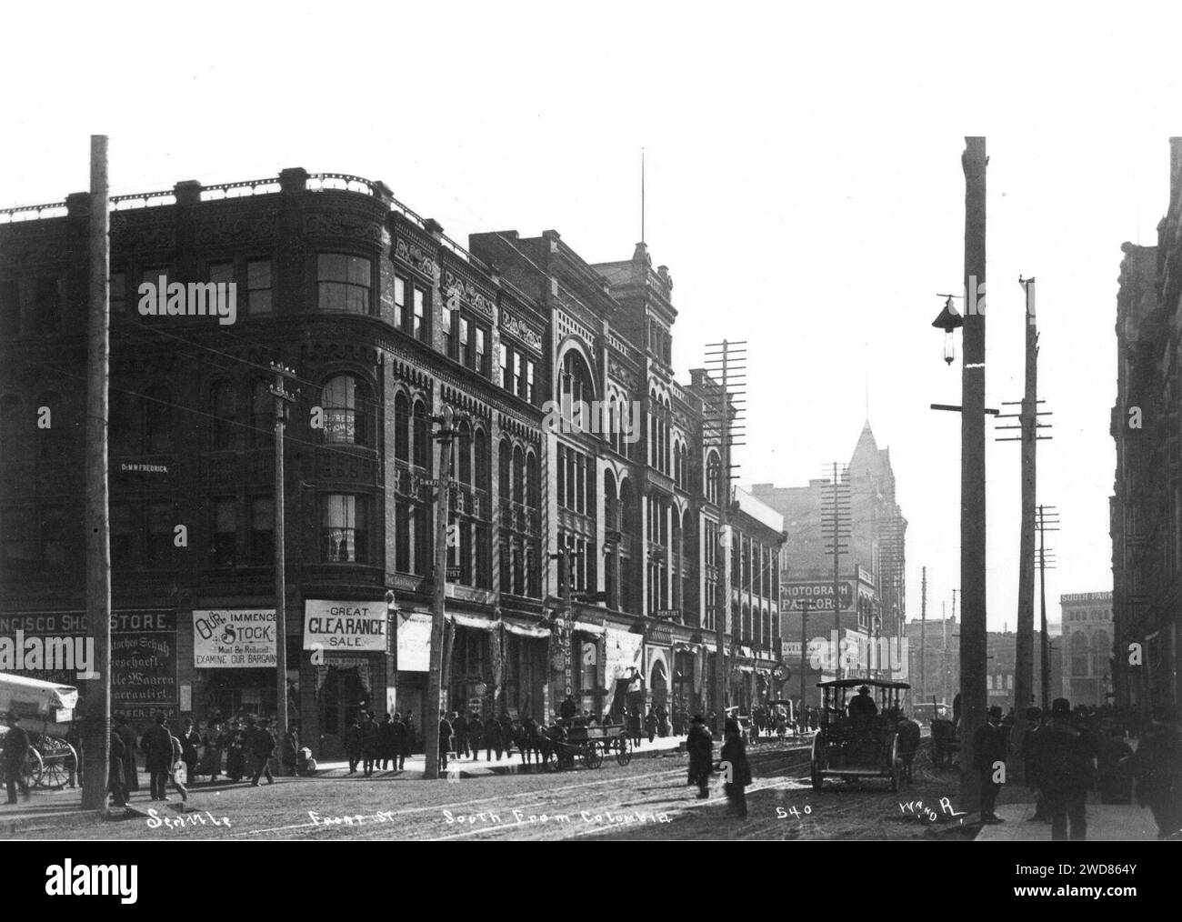 Looking south from st Black and White Stock Photos & Images - Alamy