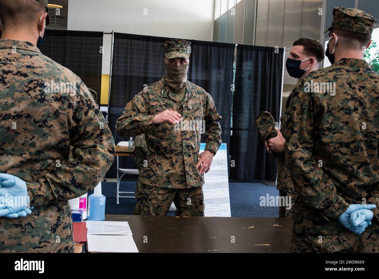 Visit to 1st marine division hi-res stock photography and images - Alamy
