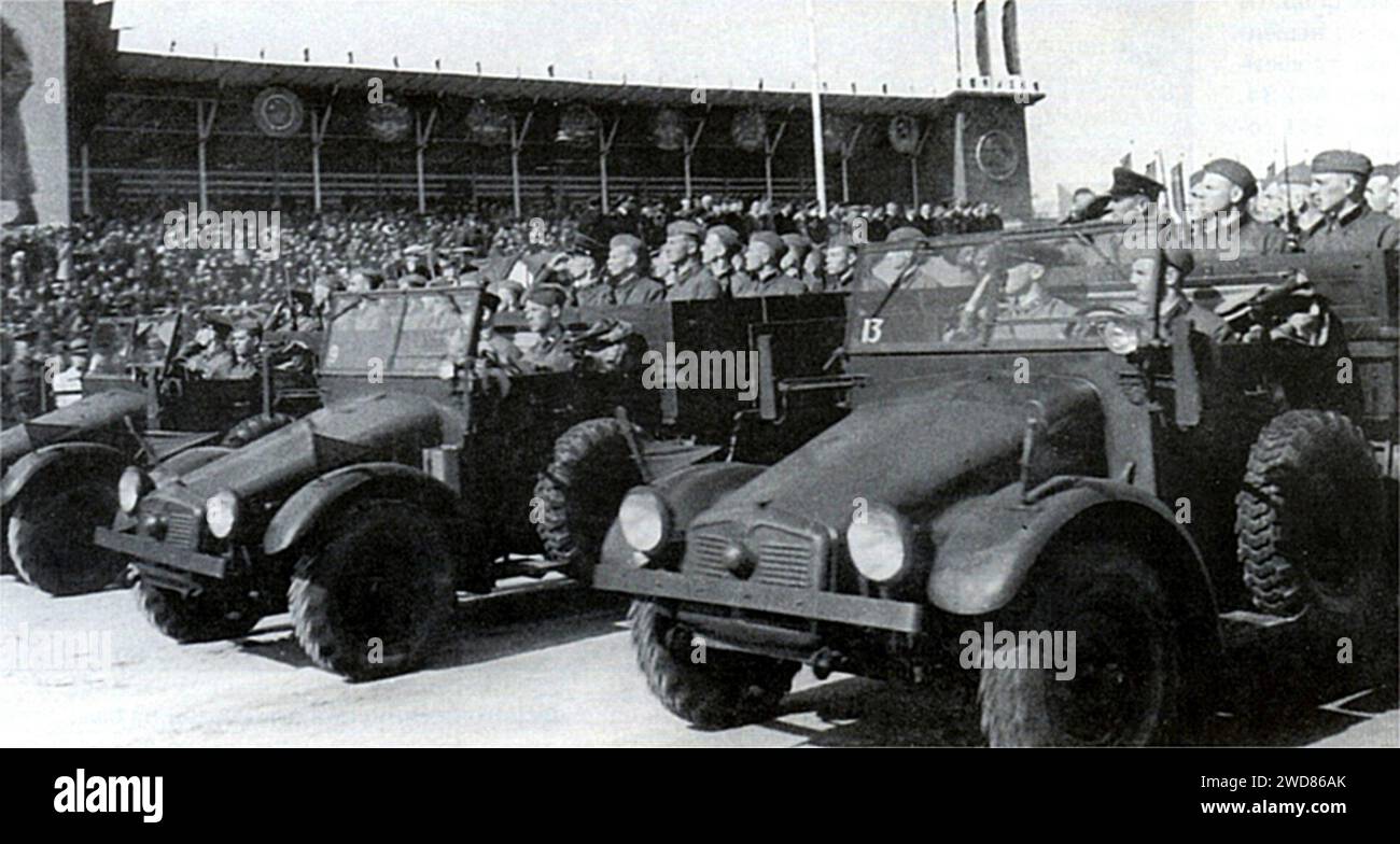 1st of May 1941. Military parade. Victory Square. Riga. (05 Stock Photo ...