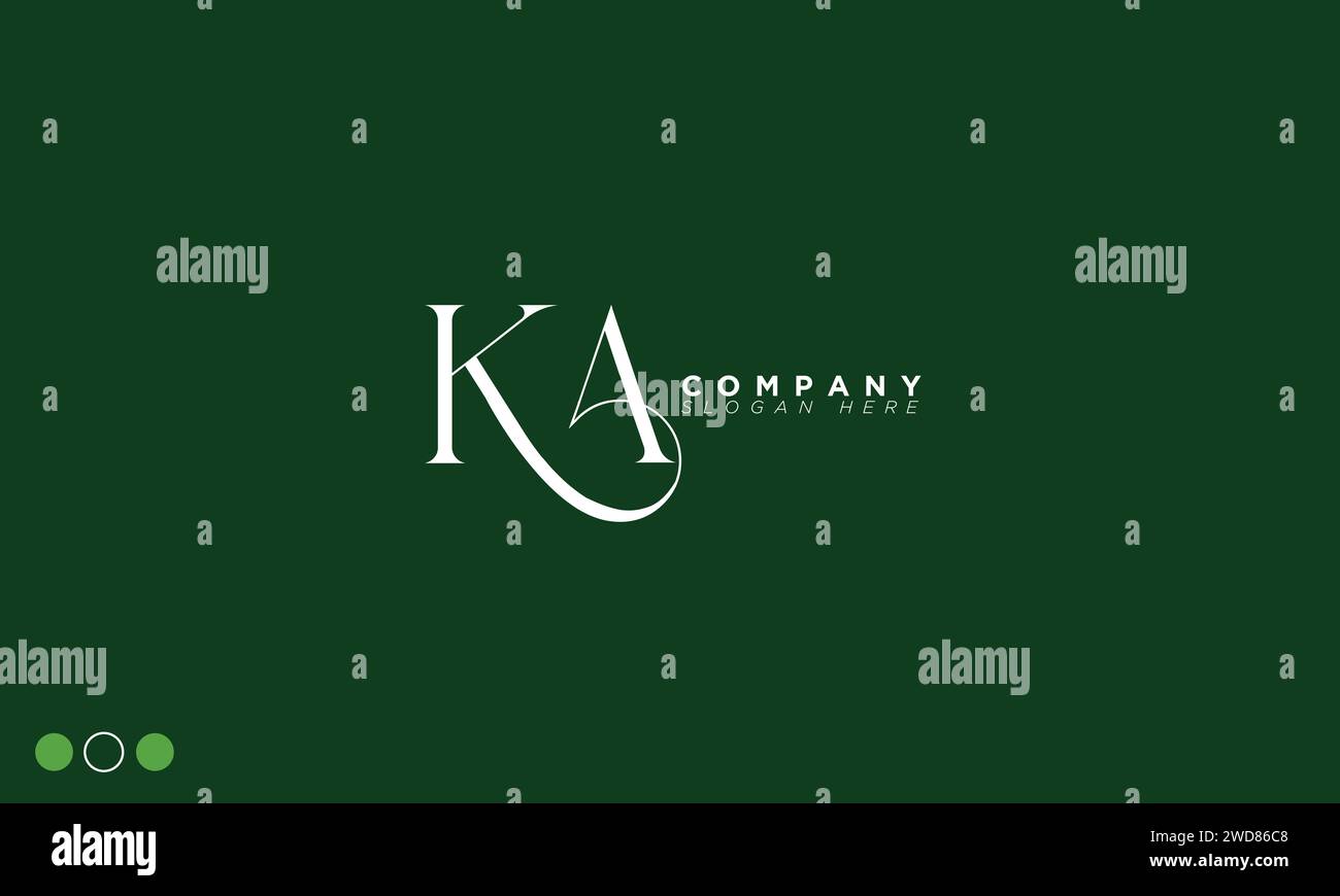 KA Alphabet letters Initials Monogram logo Stock Vector Image & Art - Alamy