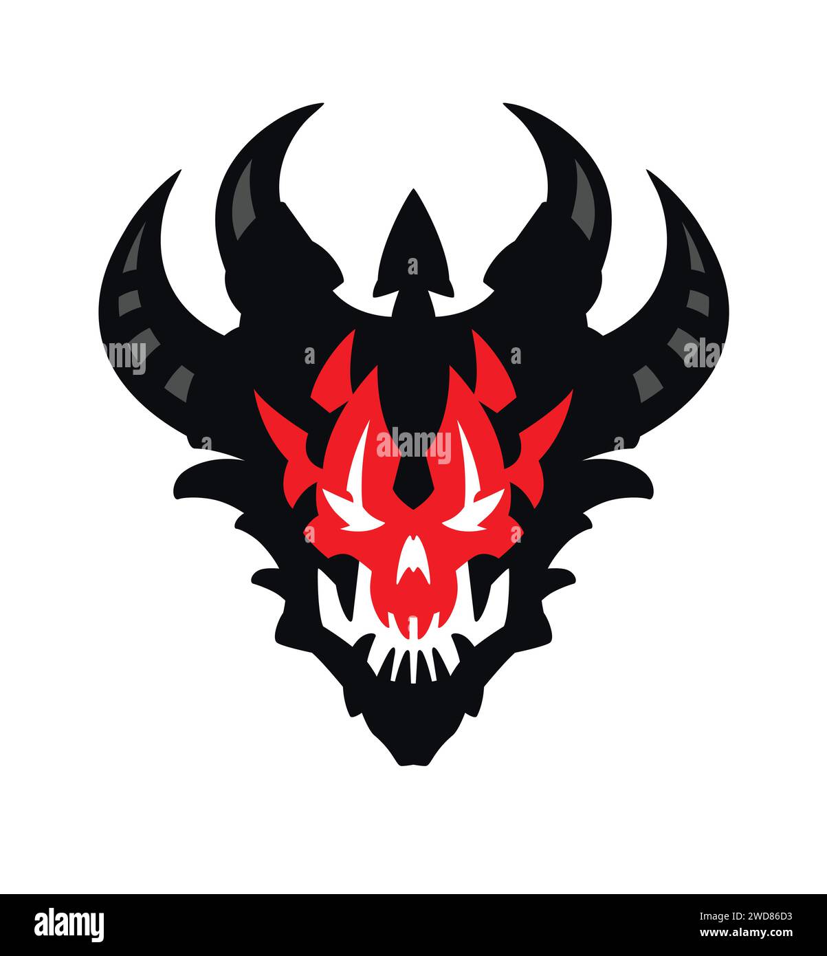 Demon Skull Logo
