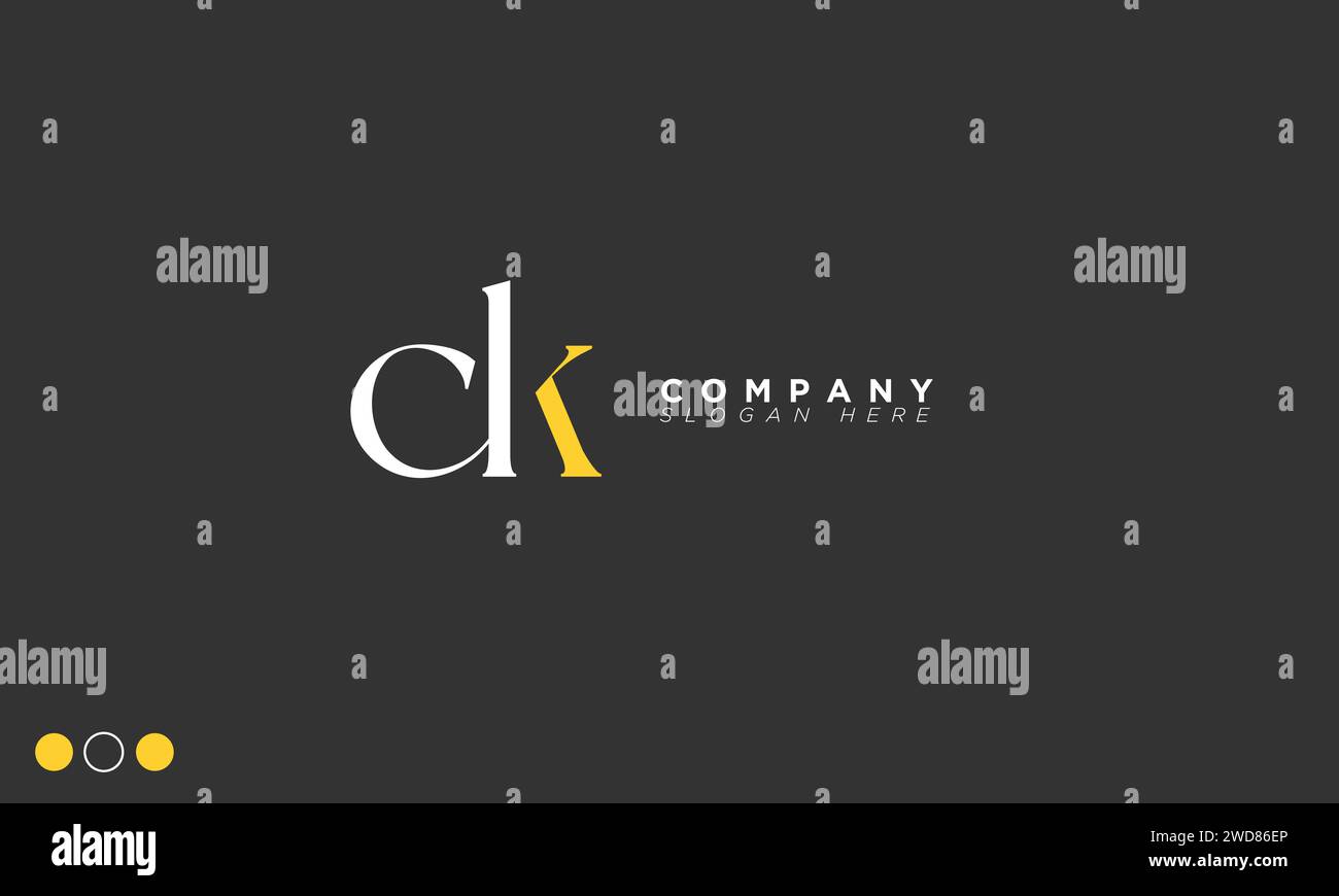 CK Alphabet letters Initials Monogram logo Stock Vector Image & Art - Alamy