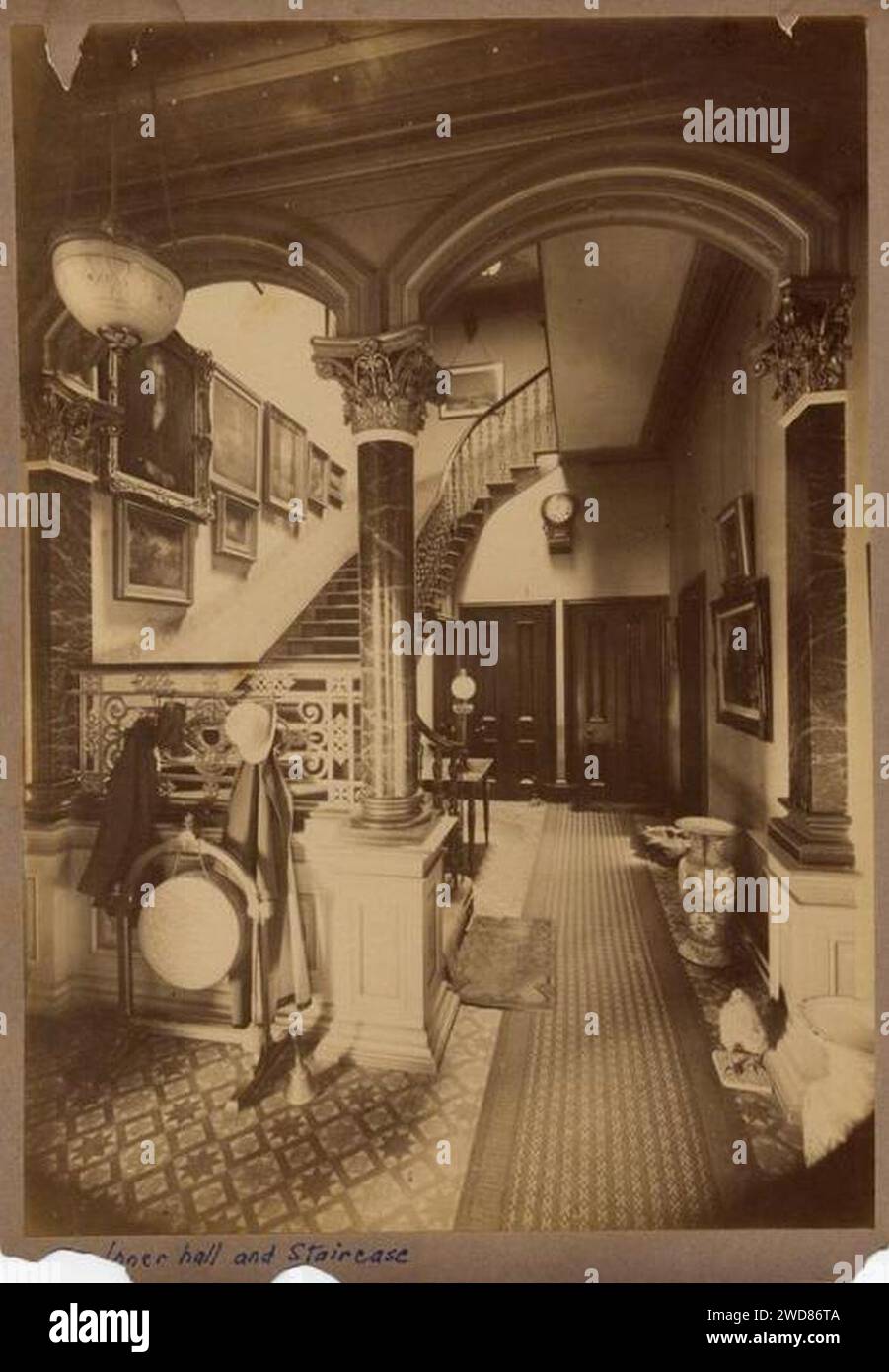 2 Views Queens Cross, Hallways - George Washington Wilson Stock Photo ...