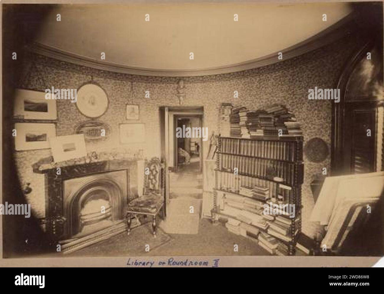 2 Views Queens Cross, Library And Bedroom - George Washington Wilson ...