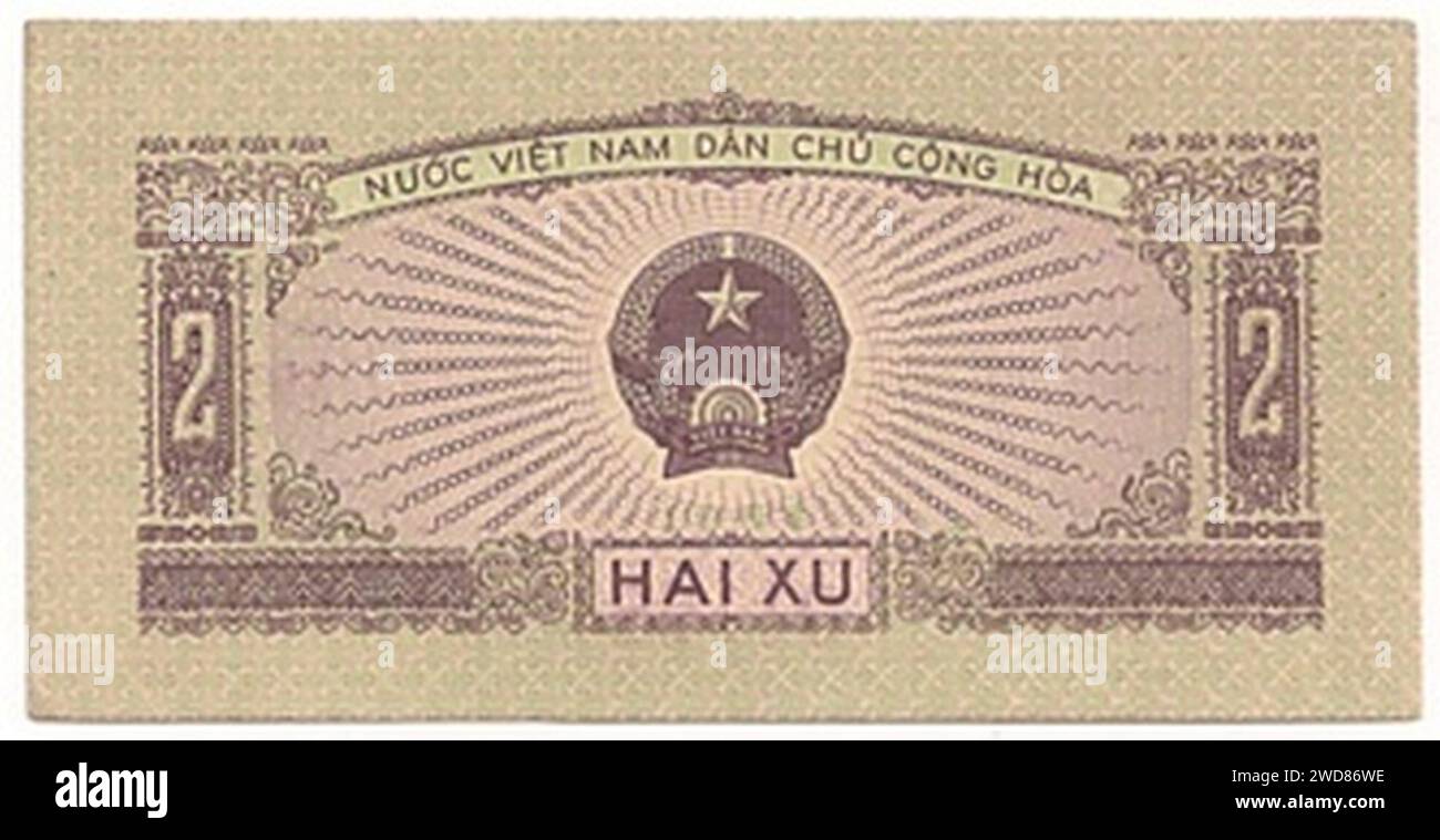 2 Xu - North Vietnam (1964) 01 Stock Photo - Alamy