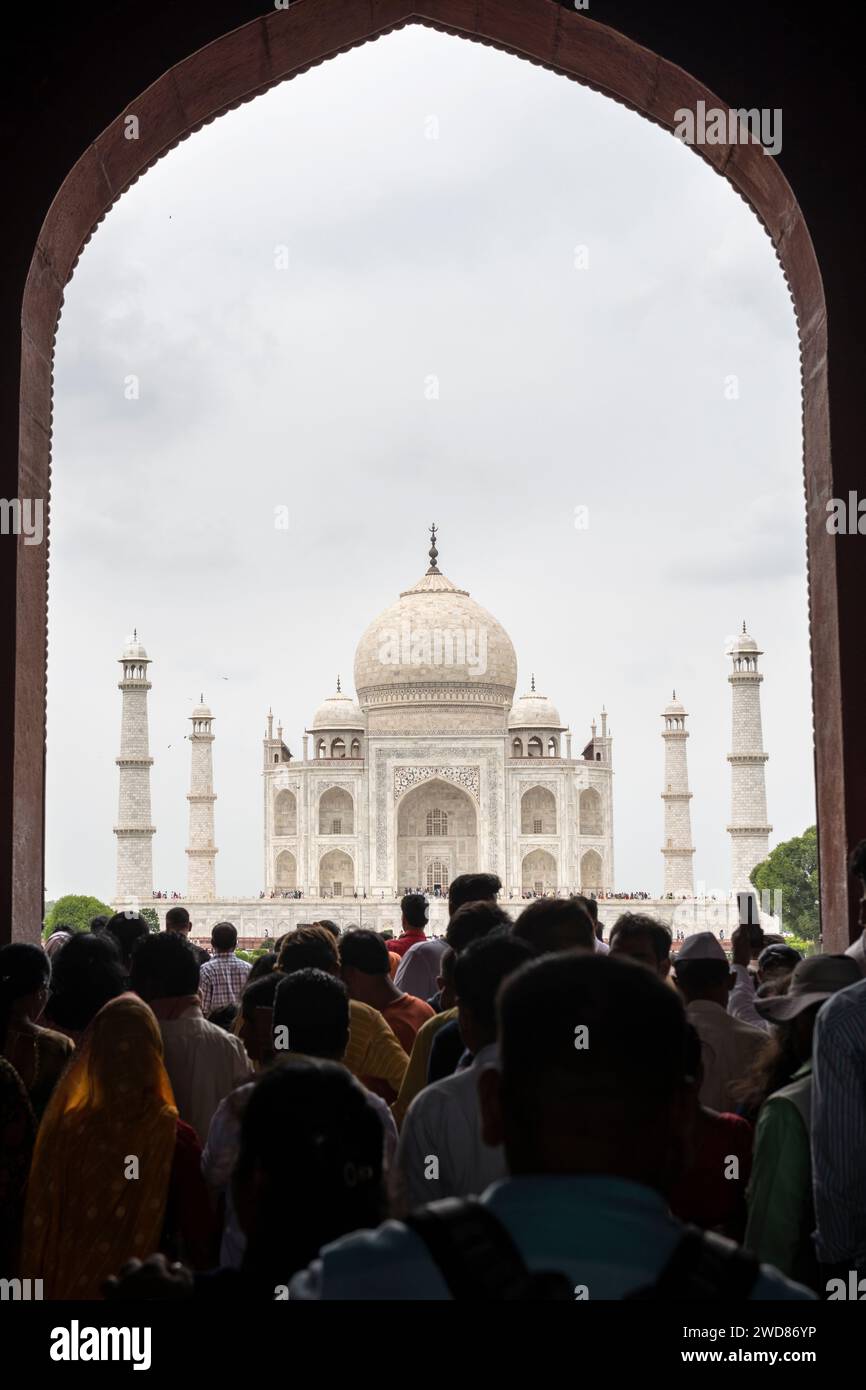 The Taj Mahal Agra Uttar Pradesh India Stock Photo - Alamy