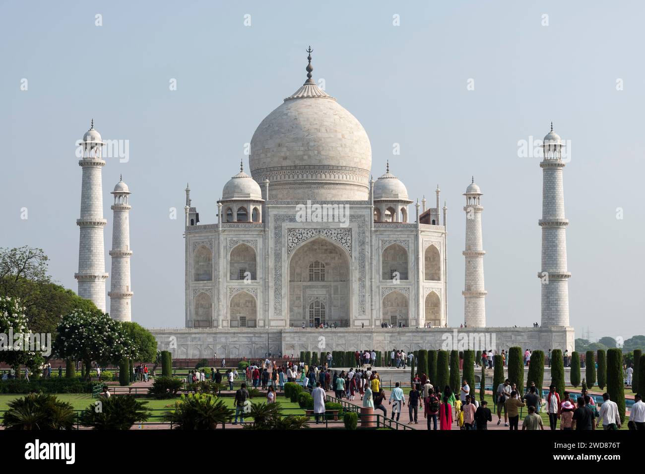 The Taj Mahal Agra Uttar Pradesh India Stock Photo - Alamy