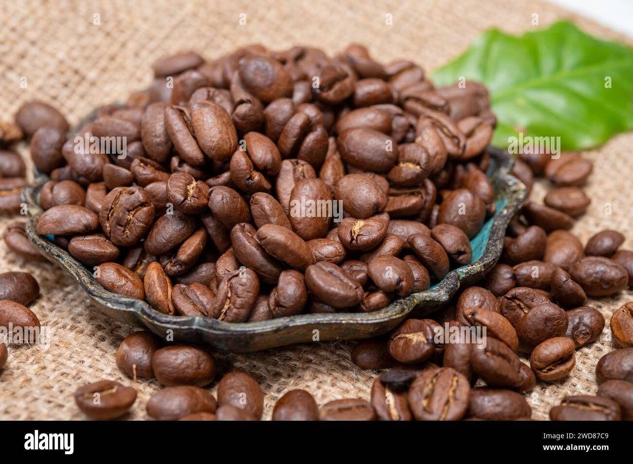 Arabica brown roasted coffee beans from Africa coffee producing region ...