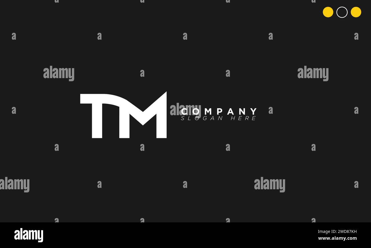 TM Alphabet letters Initials Monogram logo Stock Vector Image & Art - Alamy