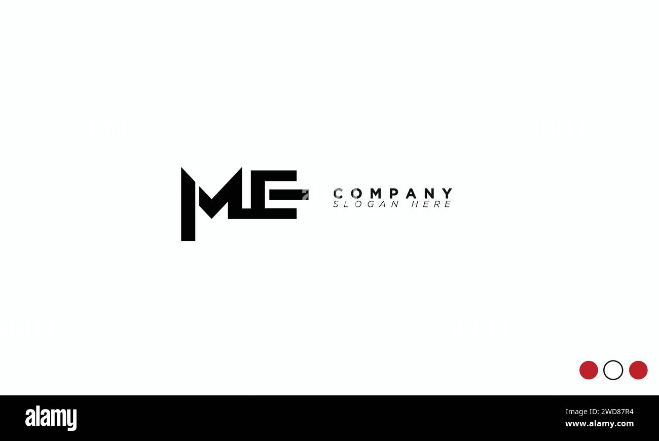 ME Alphabet letters Initials Monogram logo Stock Vector Image & Art - Alamy