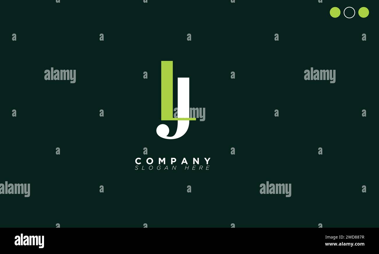 LJ Alphabet letters Initials Monogram logo Stock Vector Image & Art - Alamy