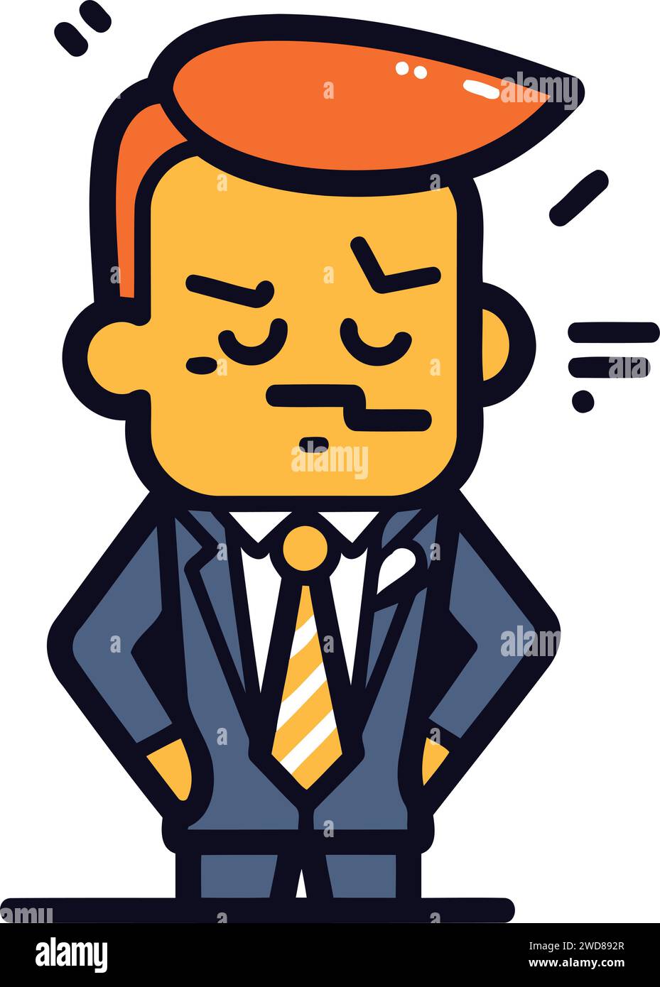 Exhausted face Stock Vector Images - Alamy