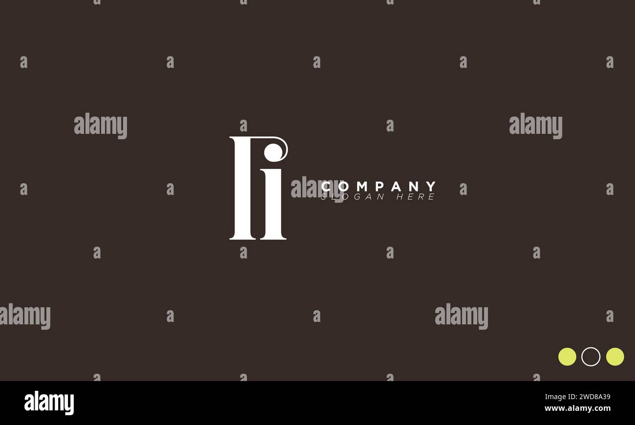 PI Alphabet letters Initials Monogram logo Stock Vector Image & Art - Alamy