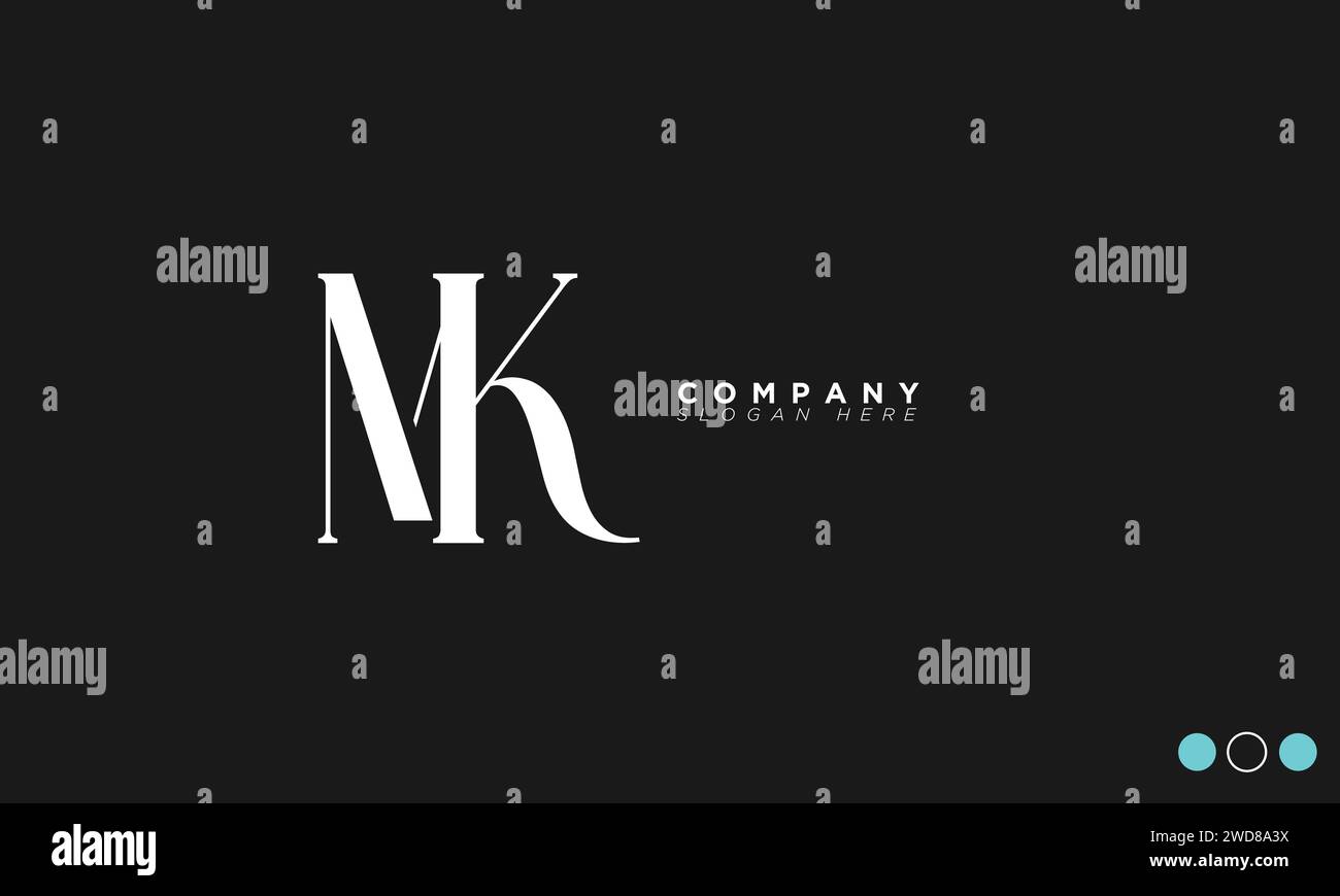 MK Alphabet letters Initials Monogram logo Stock Vector Image & Art - Alamy