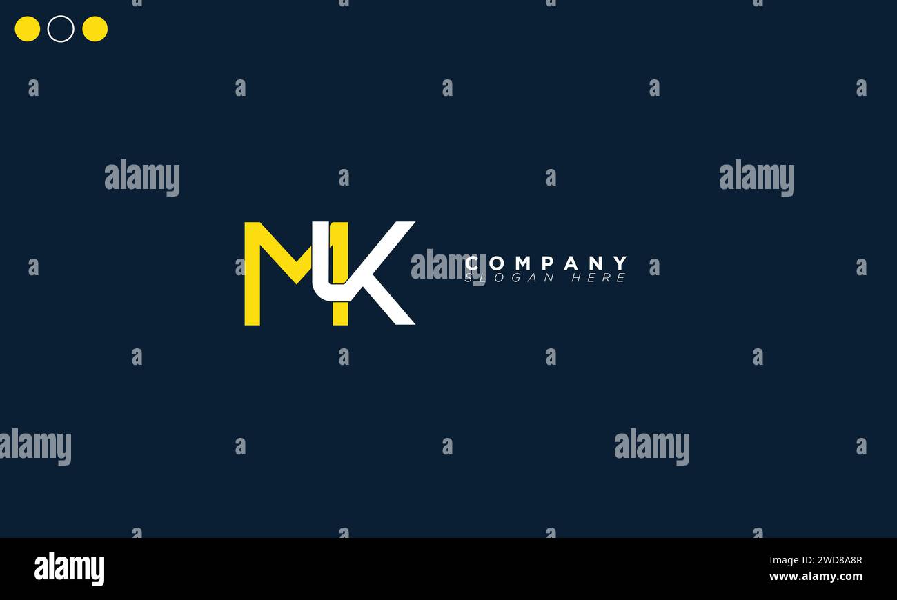 MK Alphabet letters Initials Monogram logo Stock Vector Image & Art - Alamy