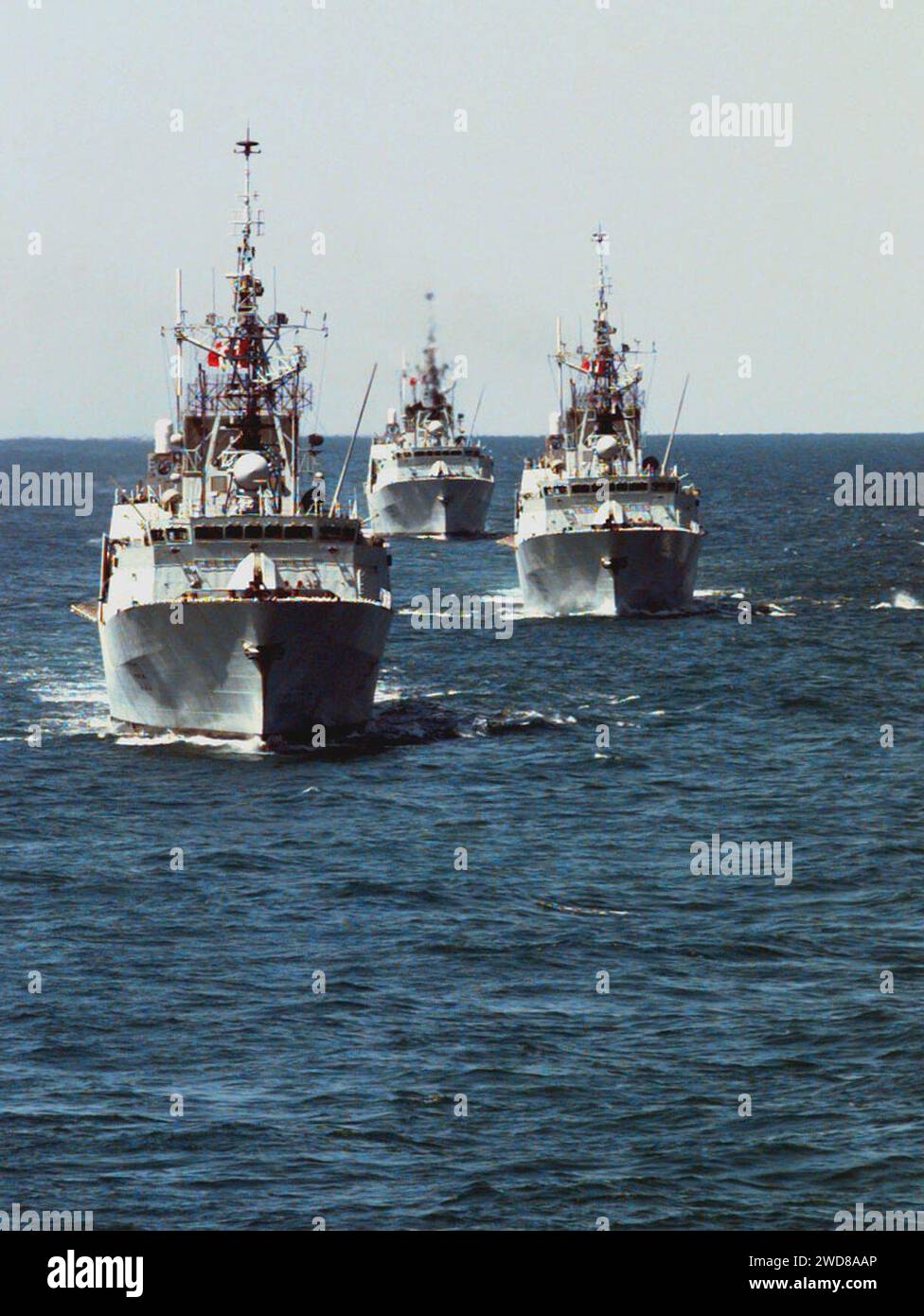 3 Halifax class frigates, 23 March 1996 Stock Photo - Alamy