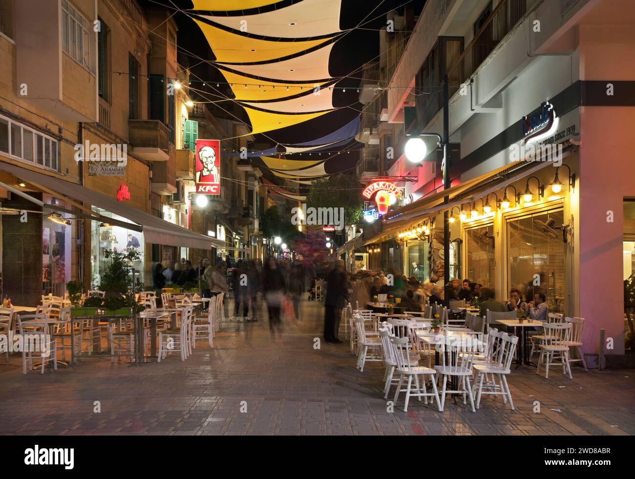 Ledra street in Nicosia. Cyprus Stock Photo - Alamy