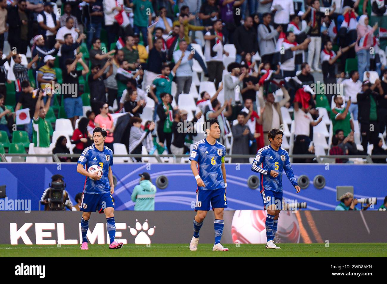 Doha, Qatar. 19 January, 2024. Iraq v Japan ：Group D - AFC Asian Cup ...