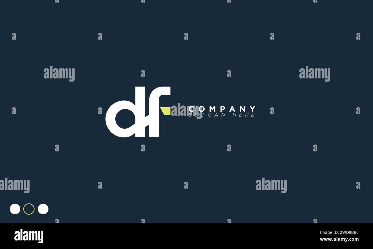 DF Alphabet letters Initials Monogram logo Stock Vector Image & Art - Alamy