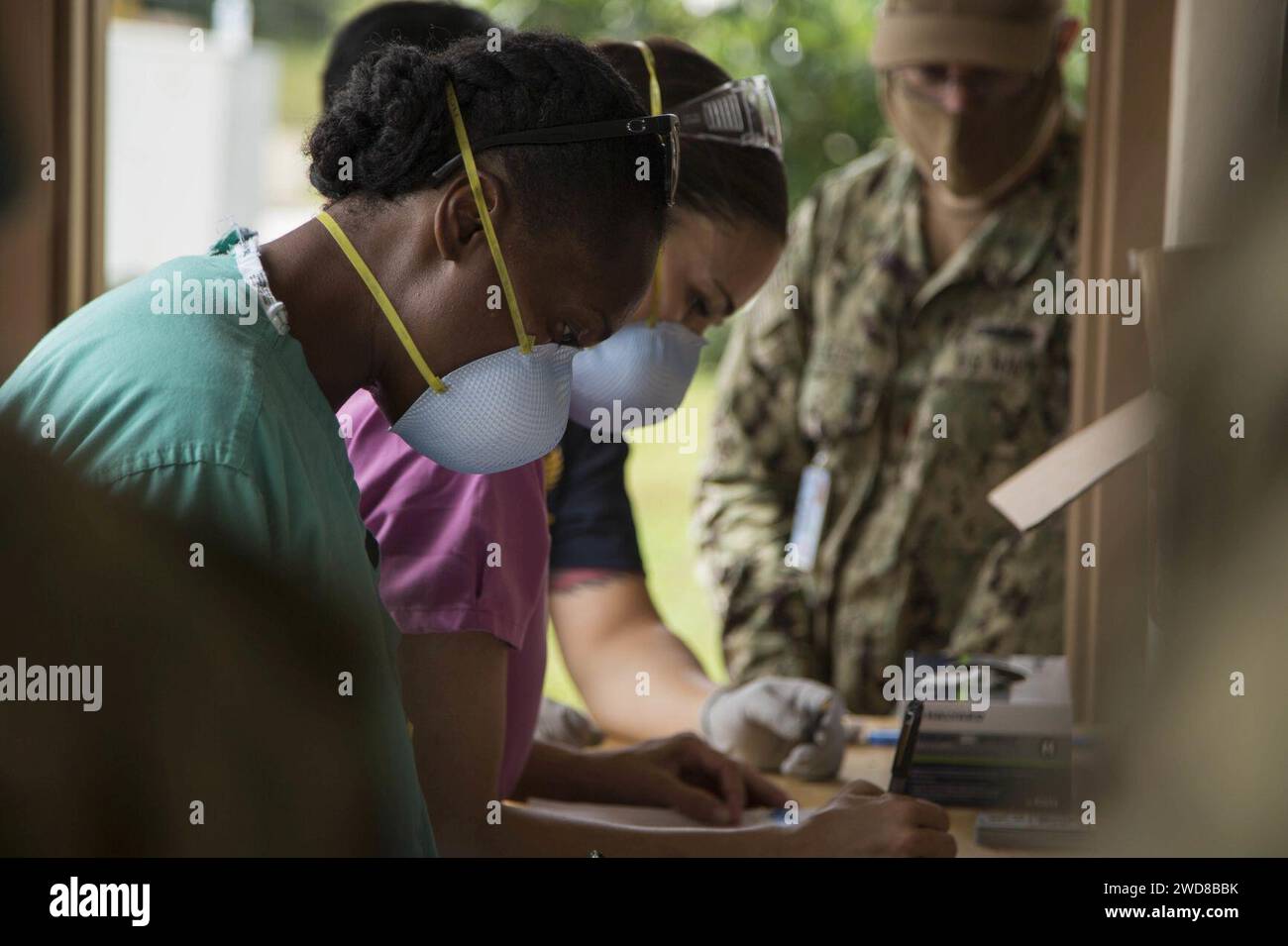 3rd Medical Battalion staff conducts turnover with U.S. Naval Hospital Guam 200507RB959-1035 ...
