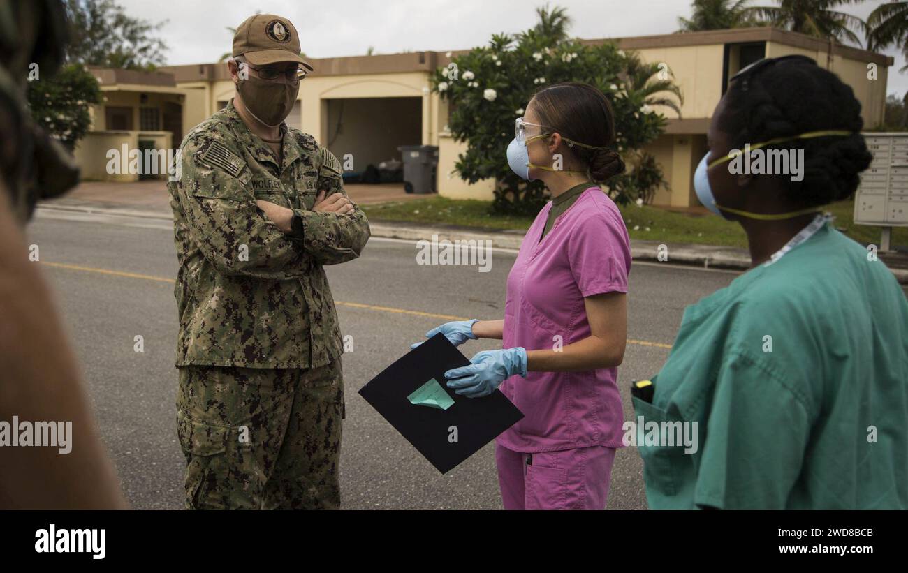 3rd Medical Battalion staff conducts turnover with U.S. Naval Hospital Guam 200507RB959-1006 ...
