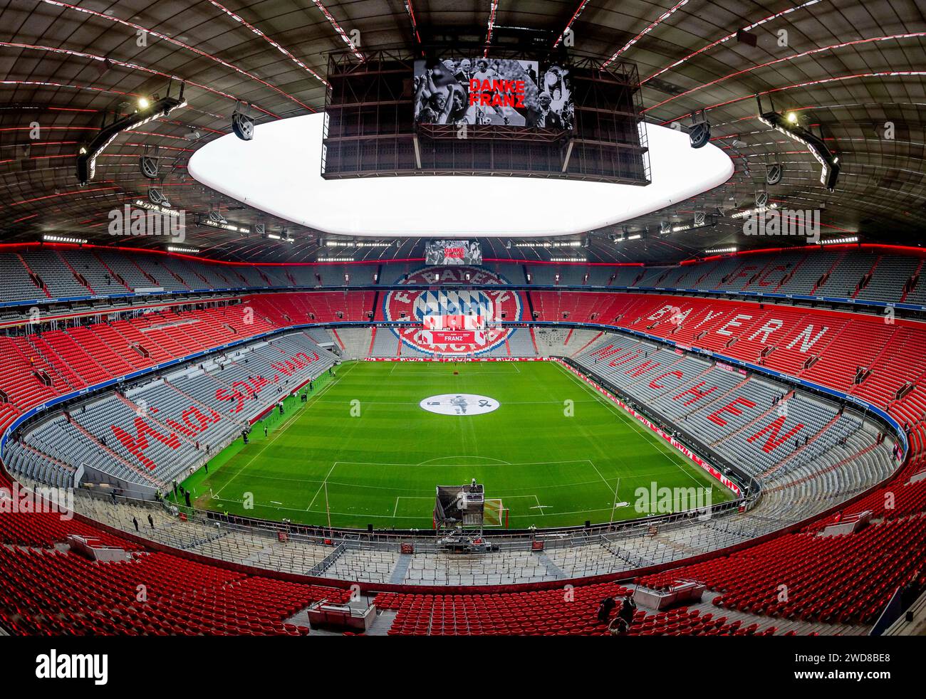 Muenchen Germany 19th Jan 2024 Stadiontotale Die Buehne In Der
