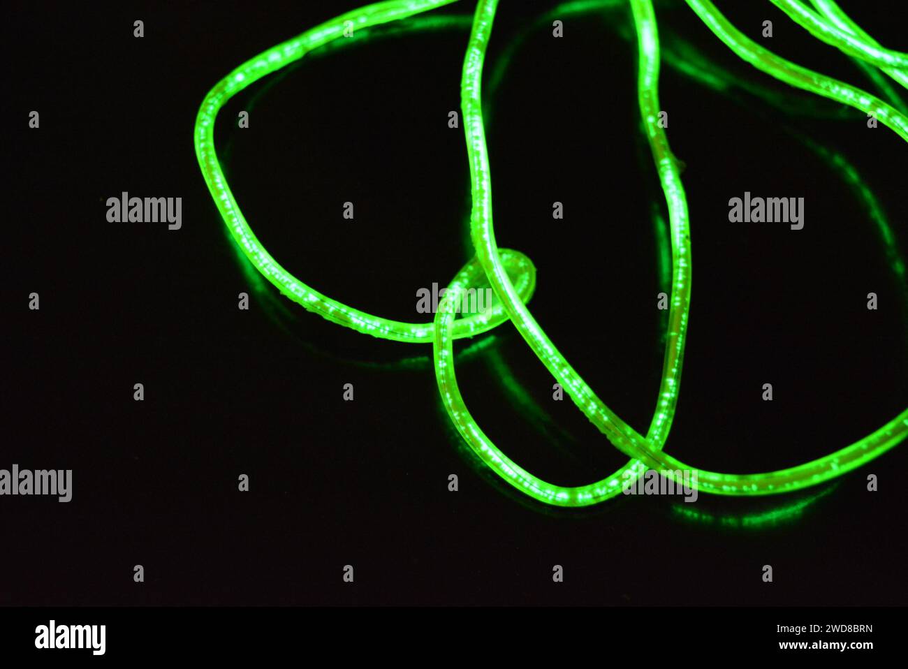 Toxic green lime lighting with specific pattern neon electroluminescent ...