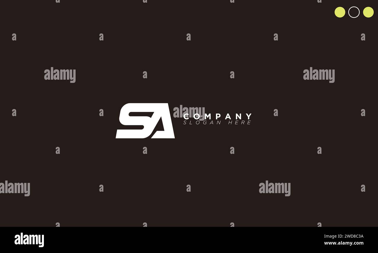 SA Alphabet letters Initials Monogram logo Stock Vector Image & Art - Alamy
