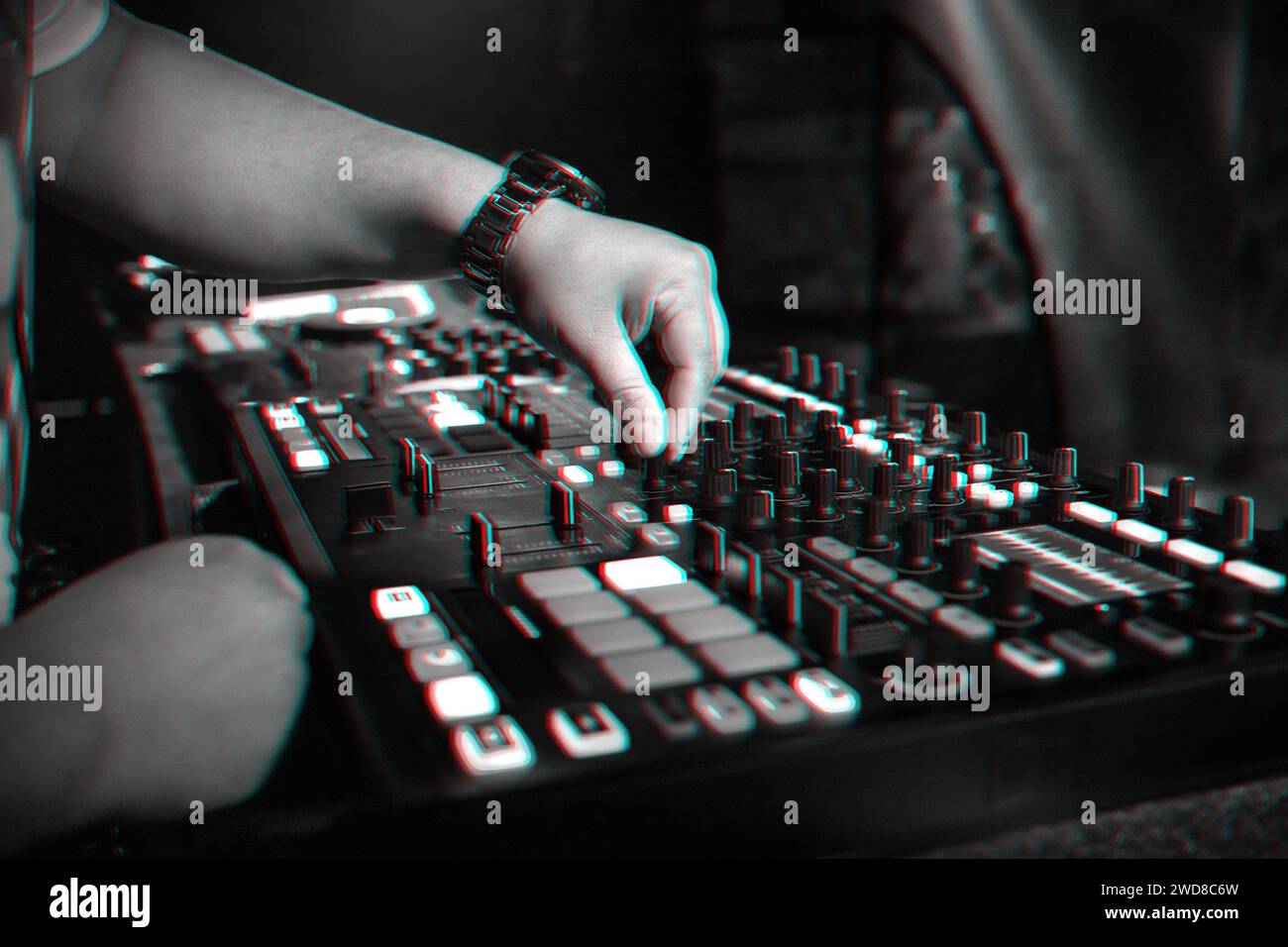 Small dj booth hi-res stock photography and images - Alamy