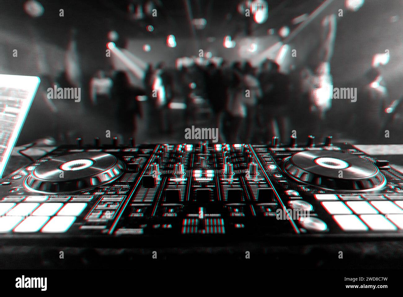 music mixer DJ controller Board for professional mixing of electronic ...