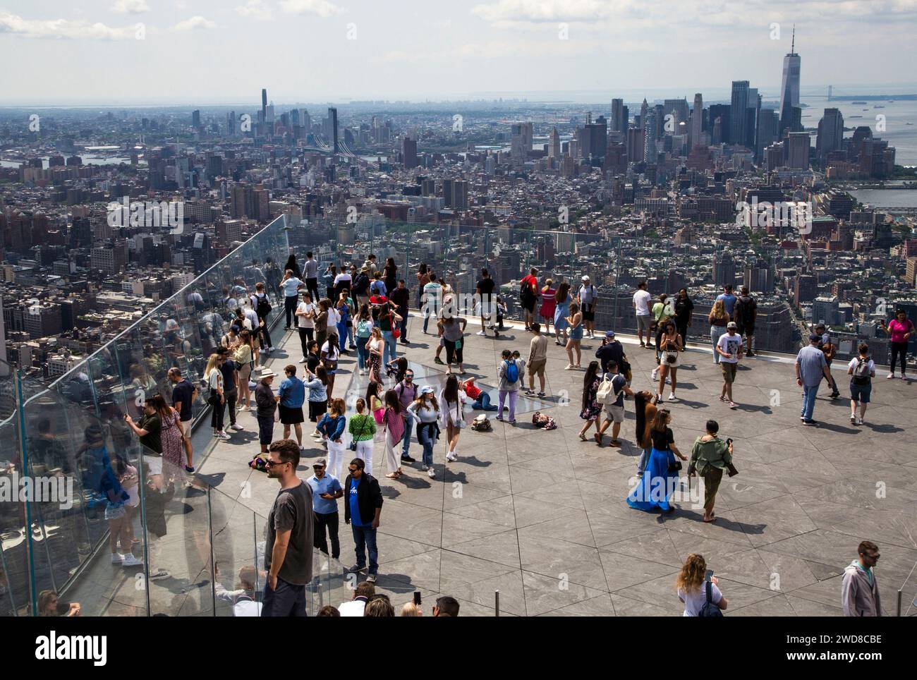 New York City: The Edge observation deck, in Manhattan Stock Photo - Alamy