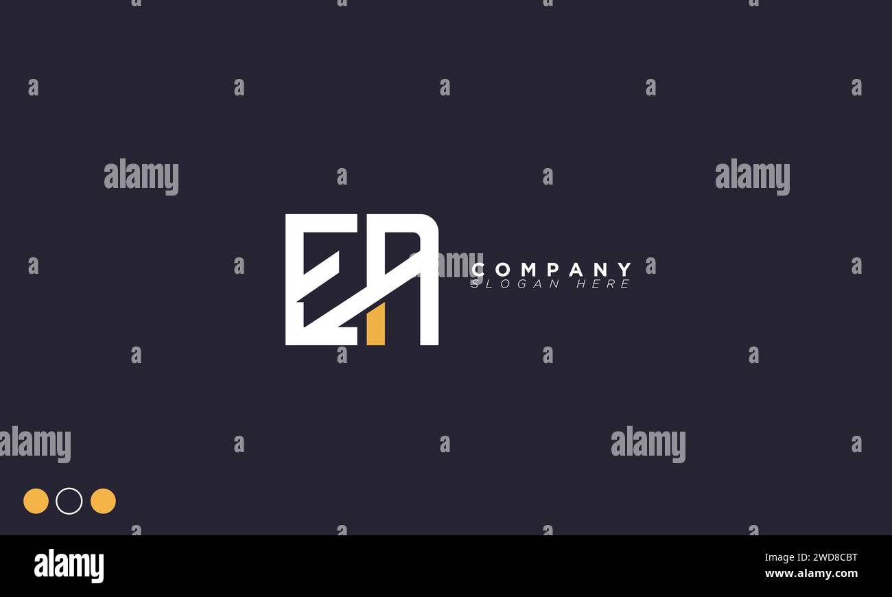 EA Alphabet letters Initials Monogram logo Stock Vector Image & Art - Alamy