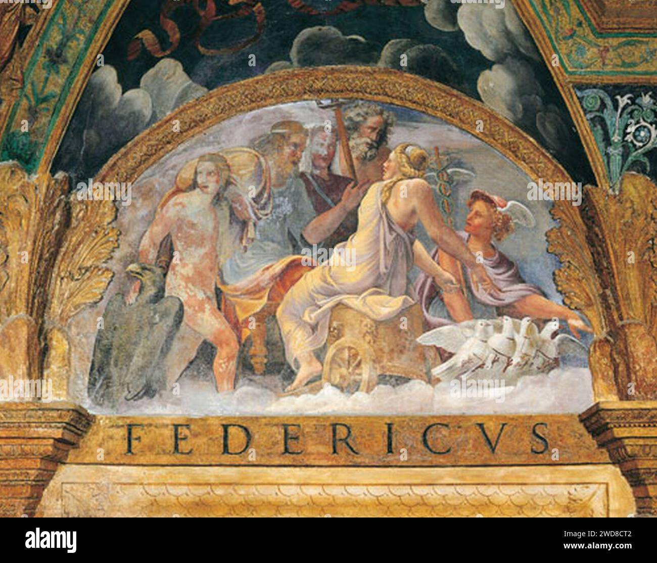 5 lunetta- detail amore psiche 14 Stock Photo - Alamy