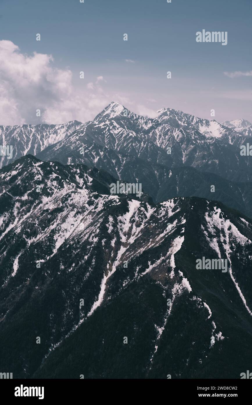 southern alps view in Japan Stock Photo - Alamy