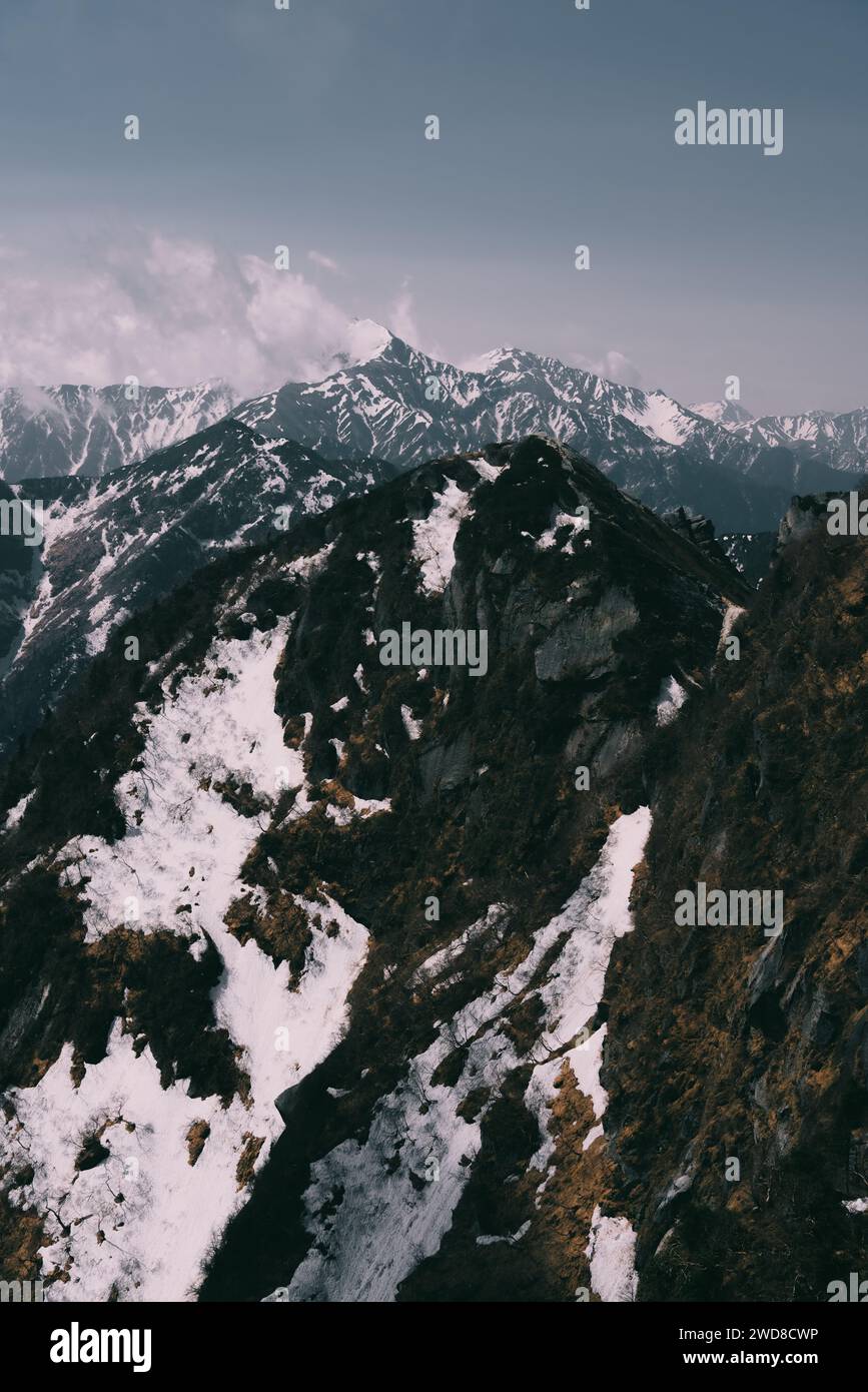 southern alps view in Japan Stock Photo - Alamy