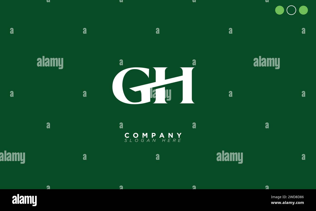 GH Alphabet letters Initials Monogram logo Stock Vector Image & Art - Alamy