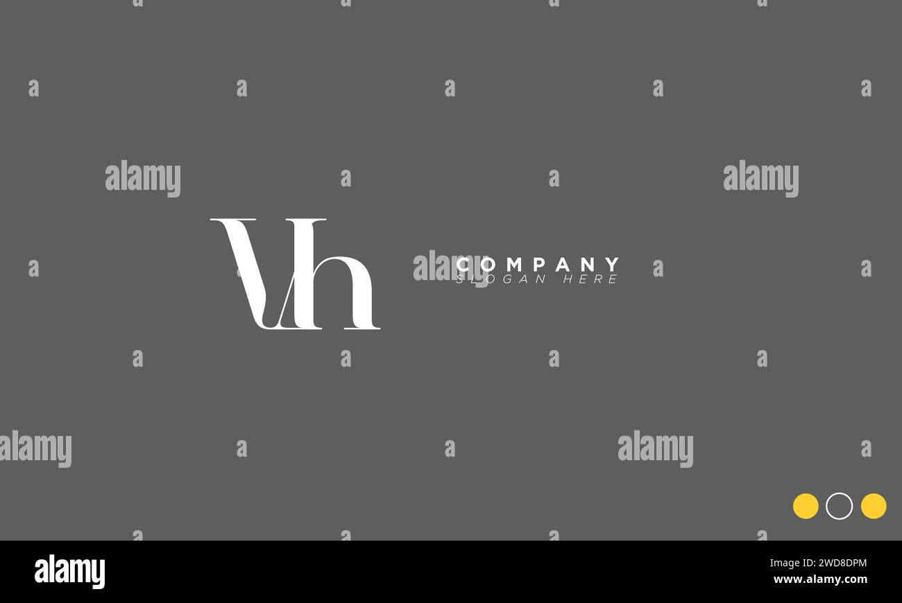 VH Alphabet letters Initials Monogram logo Stock Vector Image & Art - Alamy