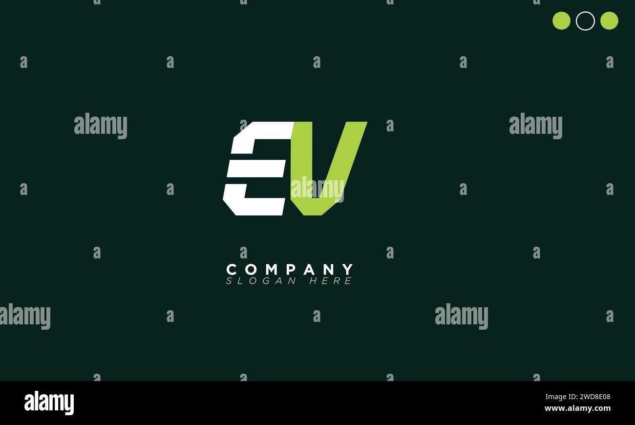 EV Alphabet letters Initials Monogram logo Stock Vector Image & Art - Alamy