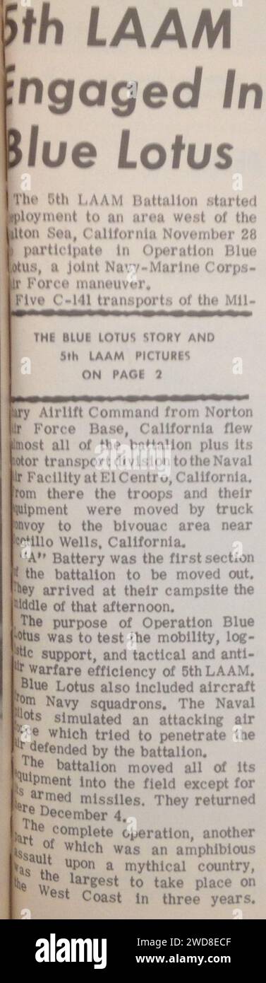 5th LAAM - 19671215 - 5th LAAM Participates in Blue Lotus - MCAS Yuma ...