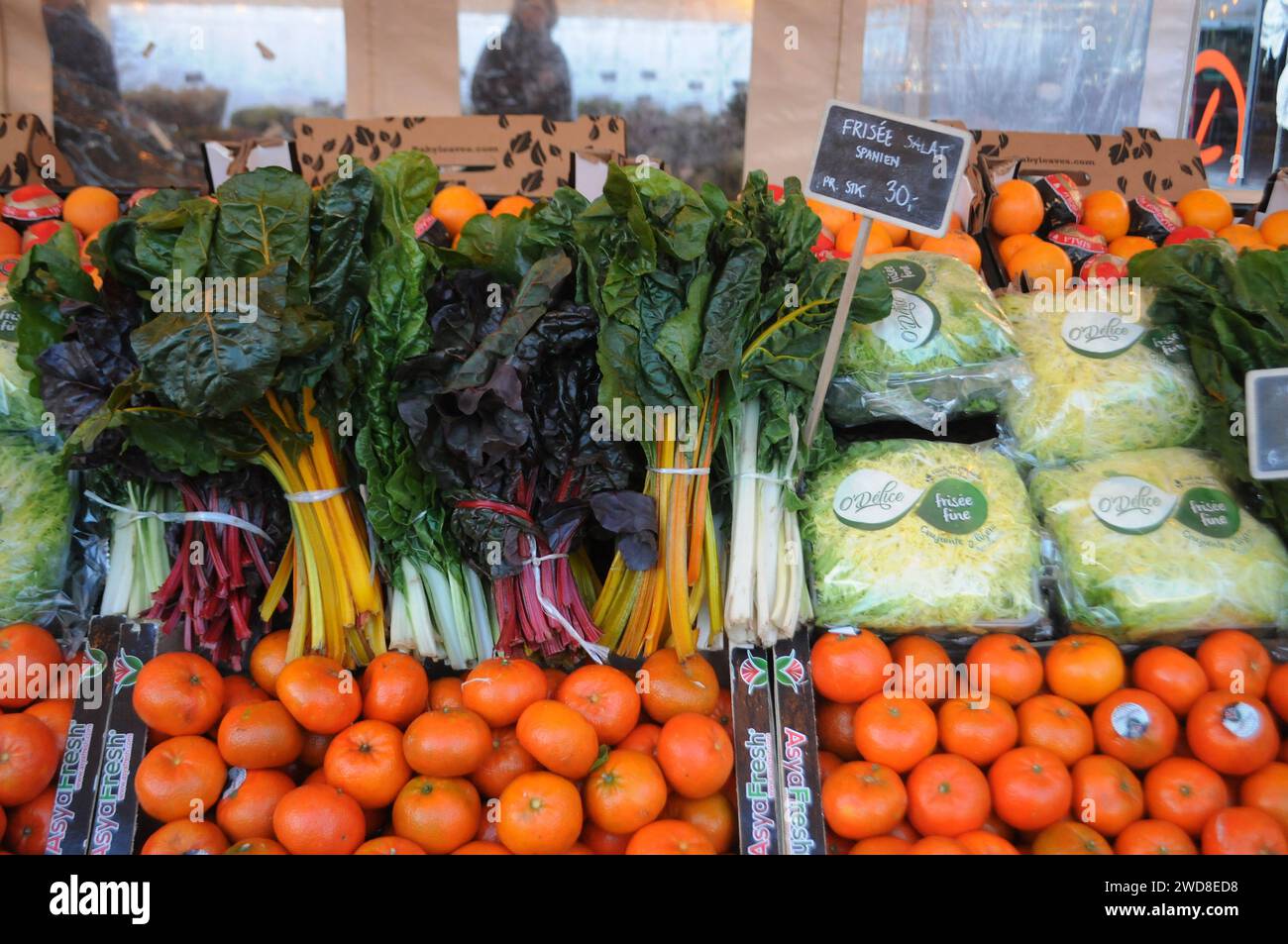 Copenhagen, Denmark /19 January 2024/farmer market or Fruit & vegetable ...