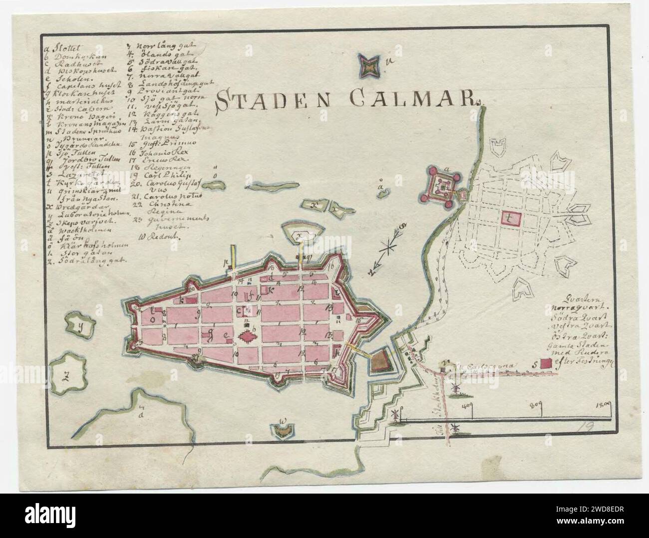 Map of kalmar hi-res stock photography and images - Alamy