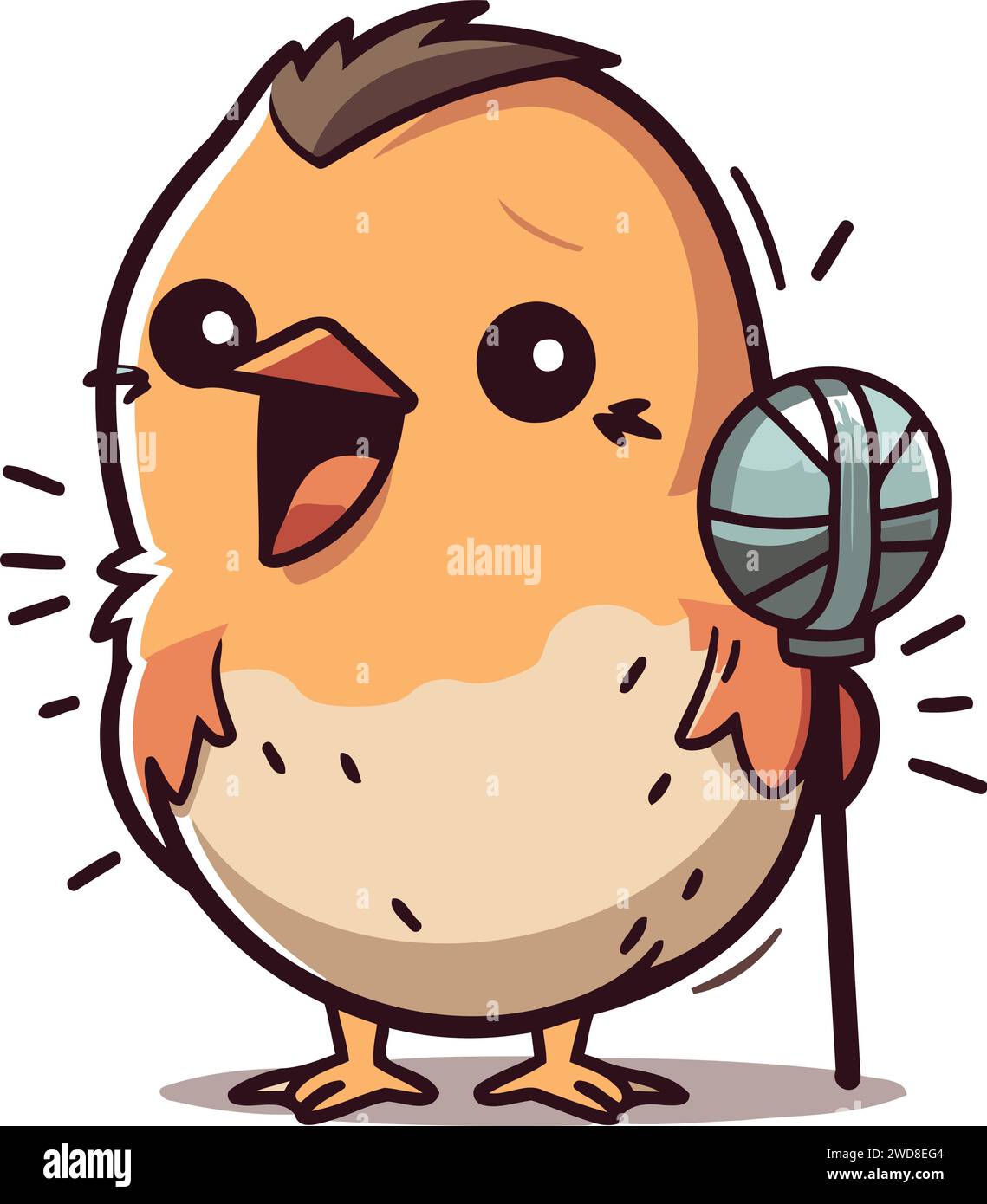 Chicken song Stock Vector Images - Alamy