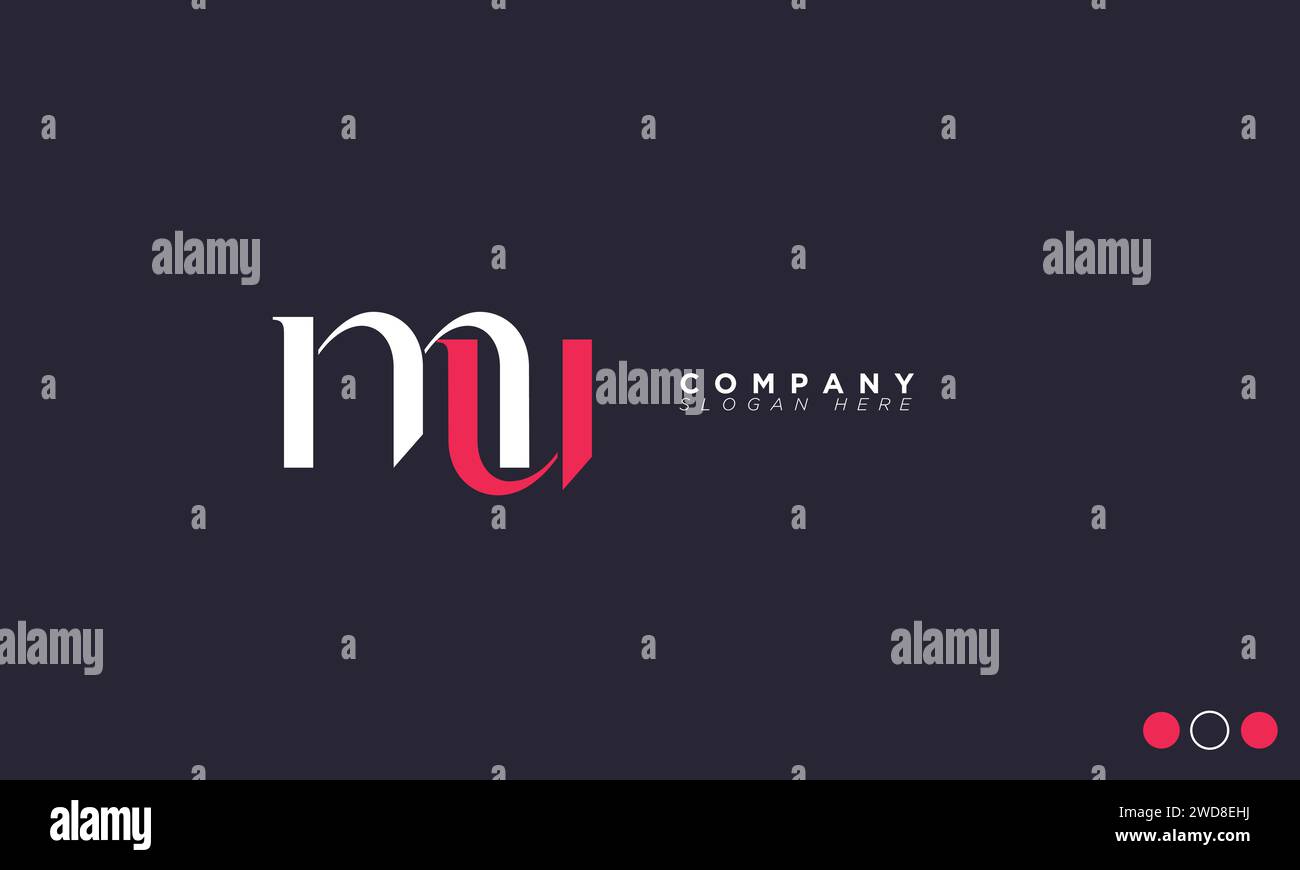 MU Alphabet letters Initials Monogram logo Stock Vector Image & Art - Alamy