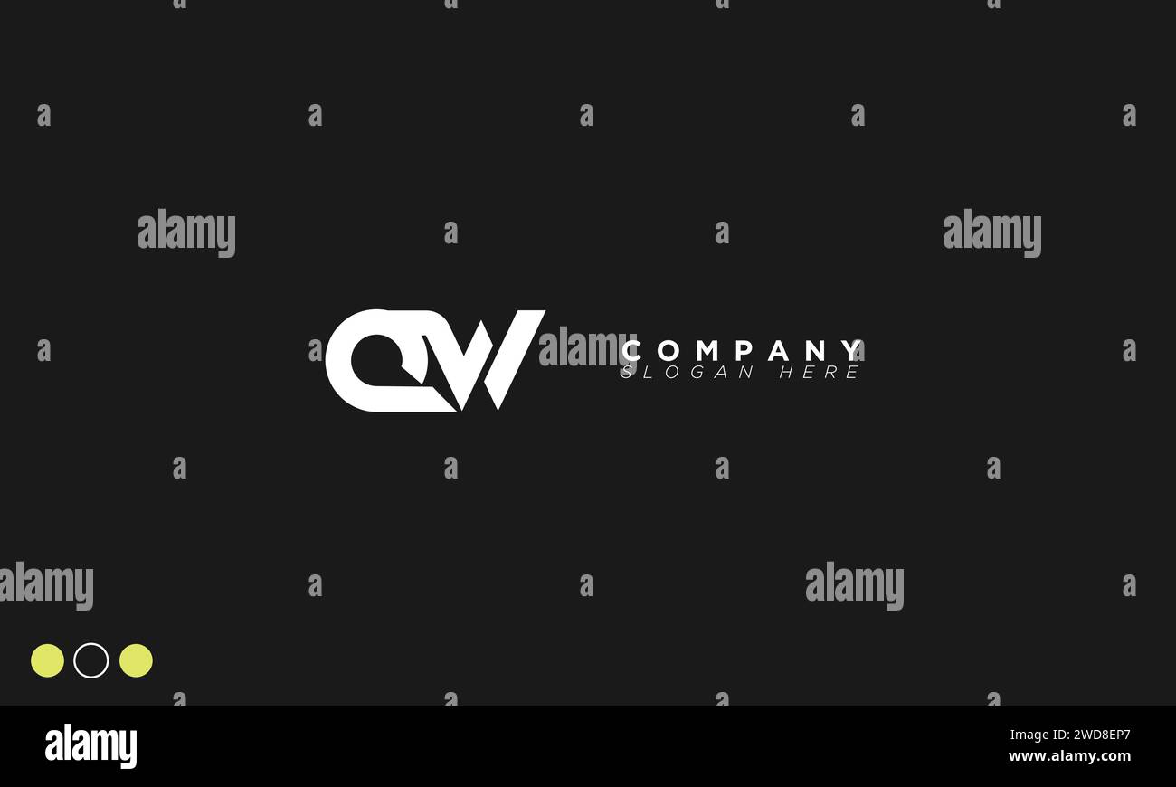 CW Alphabet letters Initials Monogram logo Stock Vector Image & Art - Alamy