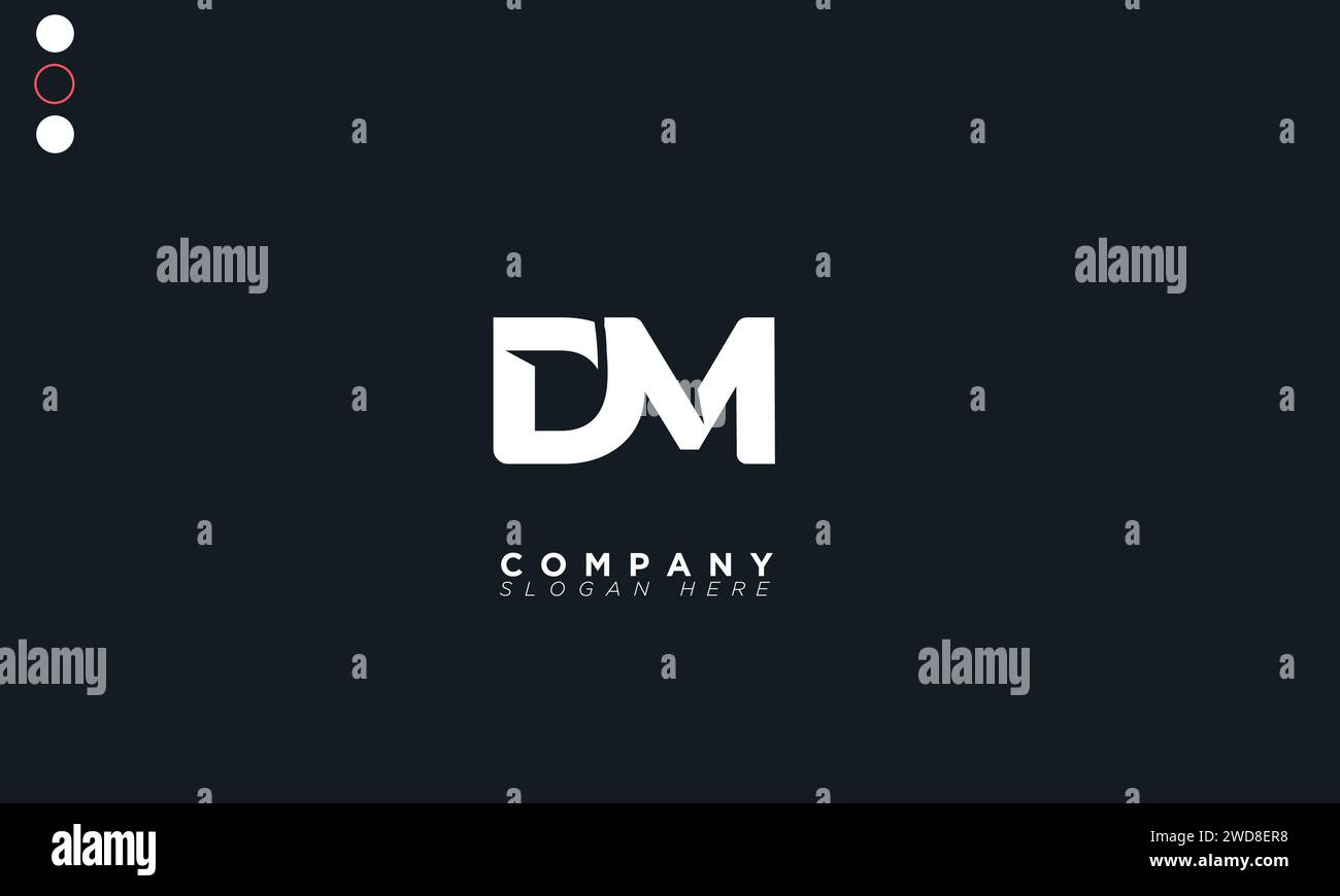 DM Alphabet letters Initials Monogram logo Stock Vector Image & Art - Alamy