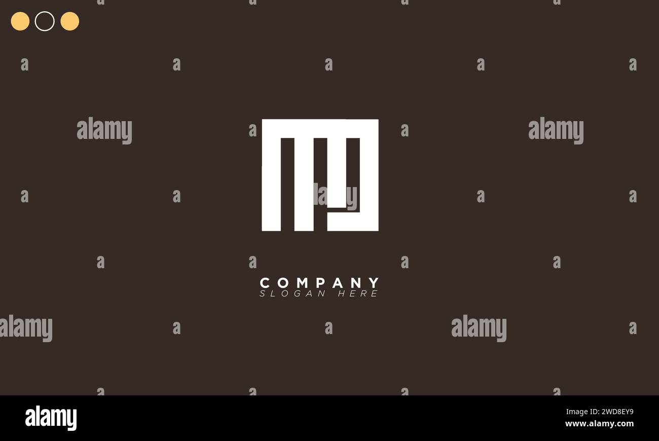 MD Alphabet letters Initials Monogram logo Stock Vector Image & Art - Alamy