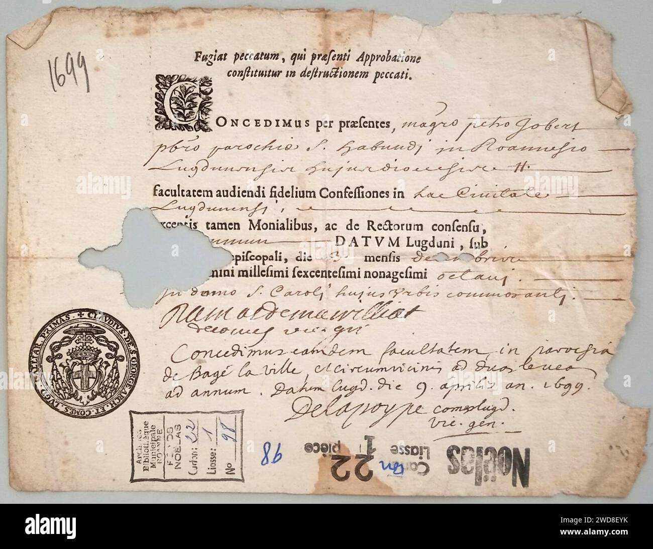 Vicaire general hi-res stock photography and images - Alamy